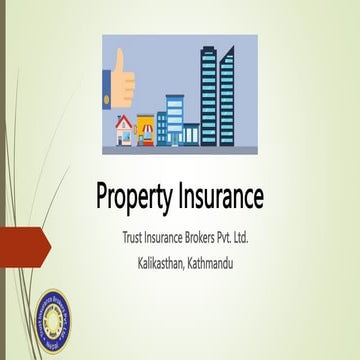 Full details on property insurance including claims | PPTX | Home ...