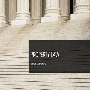 PROPERTY LAW | PPTX