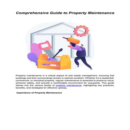 MSM Site Solutions |Property maintenance Service in Slough | PDF