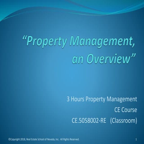 Property Management an Overview (2018) Classroom.pptx