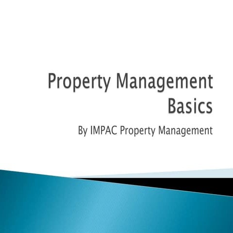 Property management basics | PPT