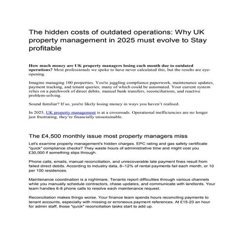 Squeezed margins and missed opportunities: The real cost of not ...