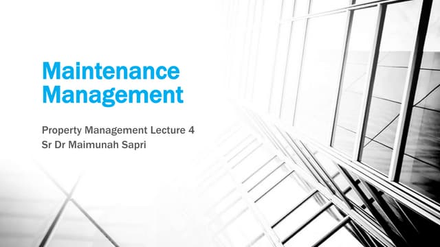 Property Management Lecture 4.pptx Property Management Lecture 4.pptx