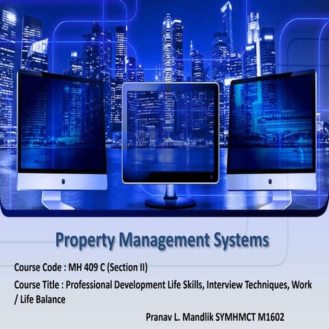 Property management system by pranav 409 ii | PPTX