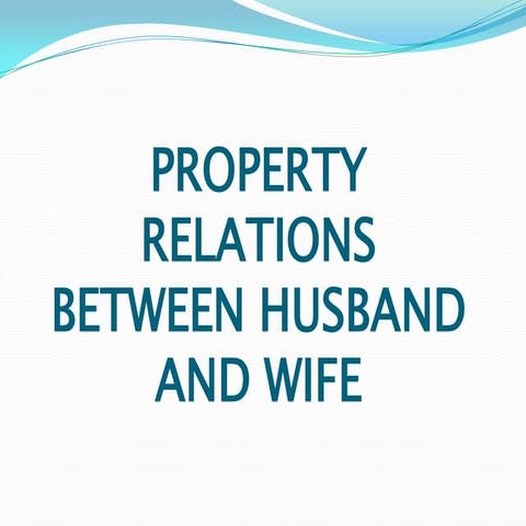 Property relations whole | PPTX