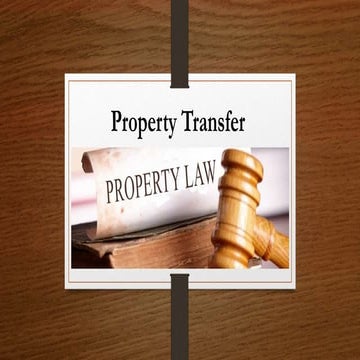 Property Transfer | PPTX