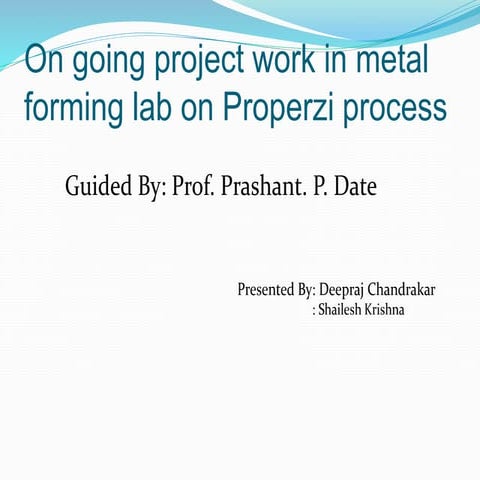 Properzi process | PPT