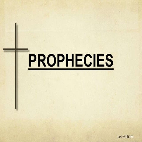 Prophecy | PPTX