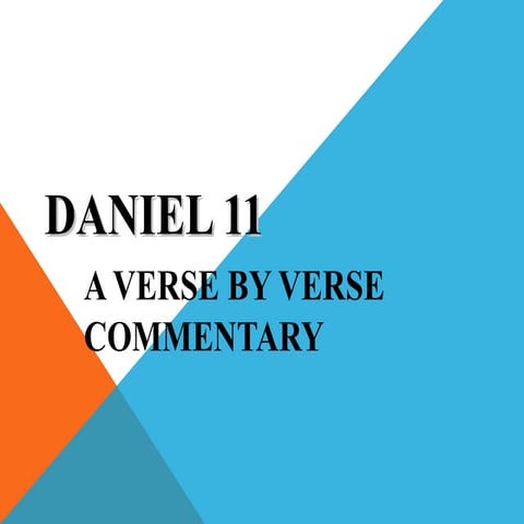 Daniel 11 | PPT