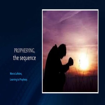 Prophesying, the act | PPTX | Christianity | Religion & Spirituality