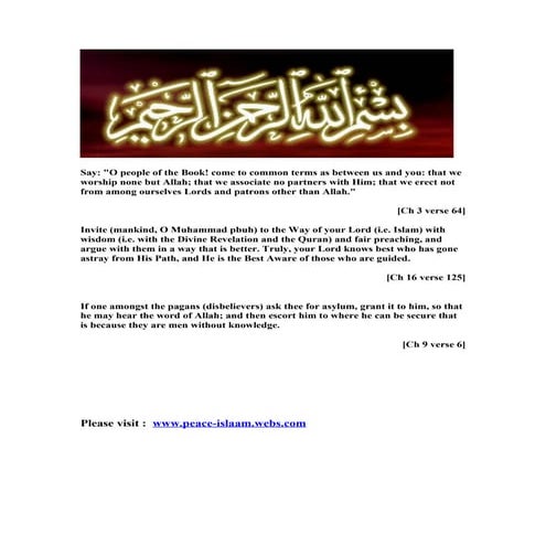 Muhammad In The Bible | PPT