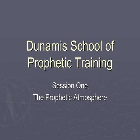 Understanding the Prophetic Atmosphere | PPTX