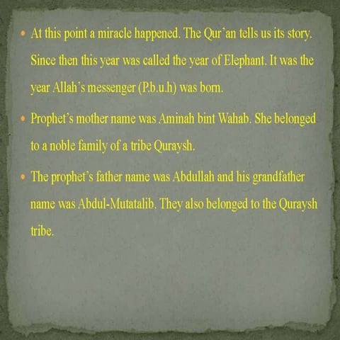 Prophet muhammad page 02 | PPTX