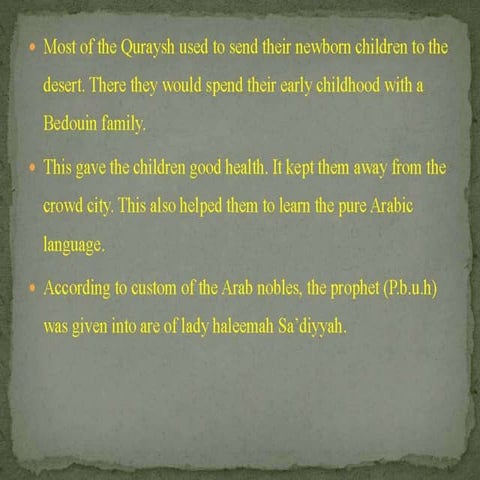 Prophet muhammad page 01 | PPTX