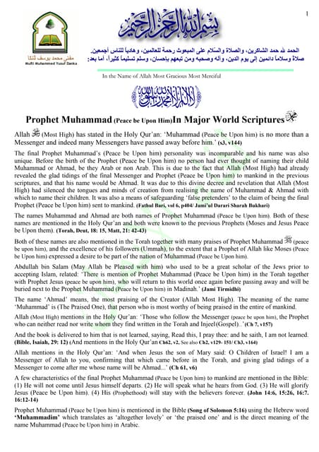 prophets and there name that are mentioned in quran .pdf