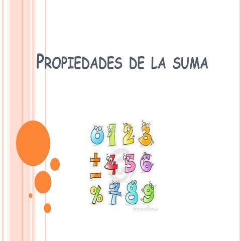 Propiedades de la suma | PPTX