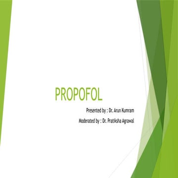 The role of propofol in anesthetic induction :A clinical perspective | PPT
