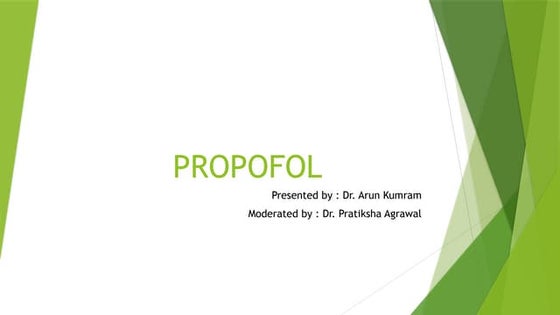 Propofol | PDF | Chemistry | Science