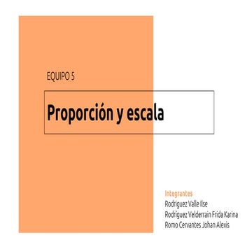 Proporción Y Escala En El Arte