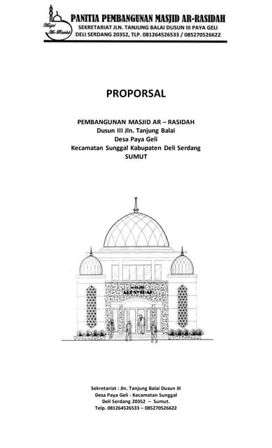 Proposal renovasi-masjid-nurul-huda | DOC