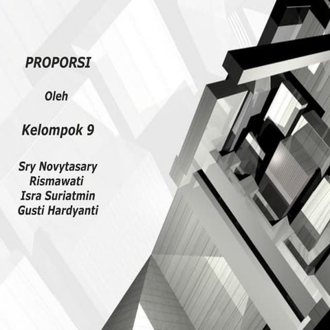 Proporsi dalam arsitektur | PPT