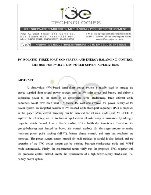 A single phase grid-connected fuel cell system based on a boost ...