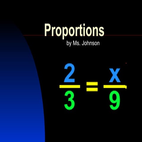 Proportions powerpoint | PPT