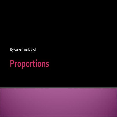 Proportions powerpoint | PPT | Physics | Science