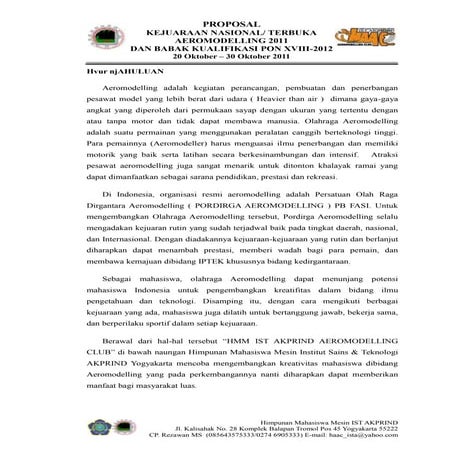 Contoh Proposal | PDF