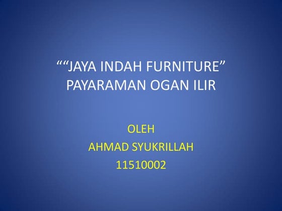 Contoh Presentasi Pengenalan Produk | PPTX