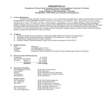 Proposal Persari | DOC