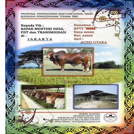 Proposal Budidaya Penggemukan ternak Sapi | PDF