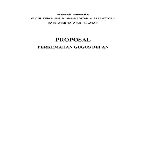 Proposal Persari | DOC