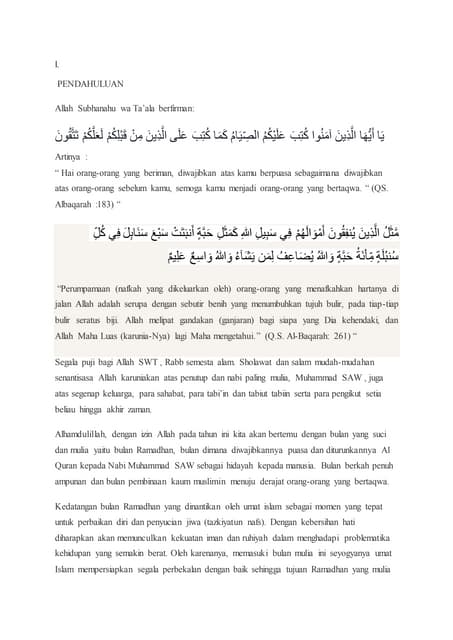 Contoh proposal marawis | DOCX