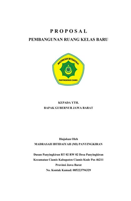 Contoh proposal-bantuan-pendidikan | PDF