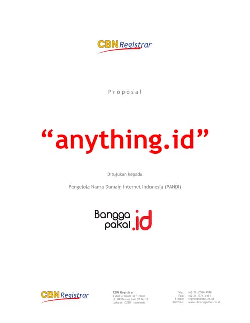 Booklet Anything.ID's event - "Be Everything with Anything.ID" | PDF