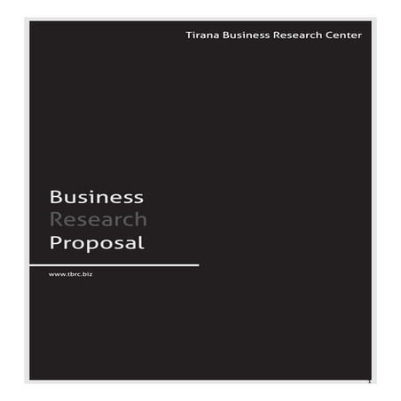 Proposal - first page | PDF