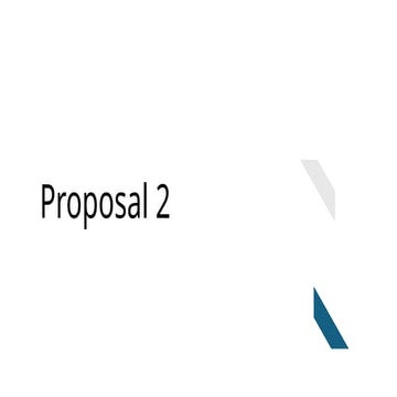 Proposal 2 to win customer and make them long term | PPTX
