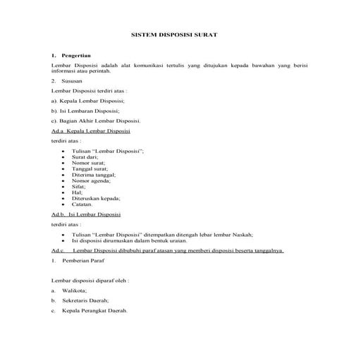 Proposal aplikasi disposisi_surat | PDF