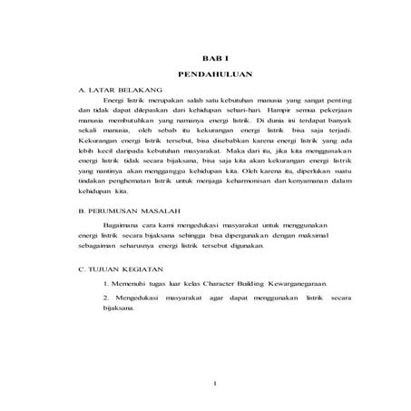 Proposal bab i, ii, iii | DOCX