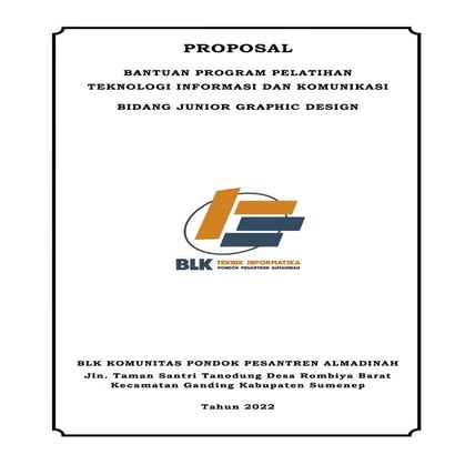 PROPOSAL BANPROG bantuan program pelatihan 20221/2022.docx
