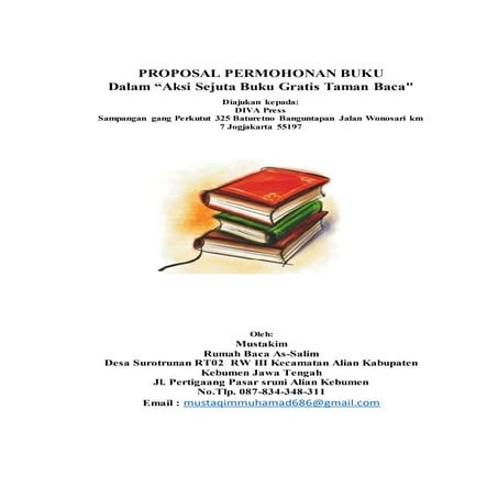 Proposal donasi buku | DOC
