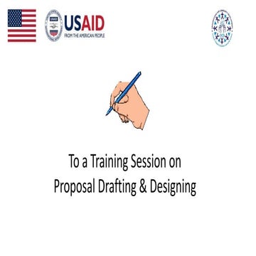Proposal drafting and designing | PPSX