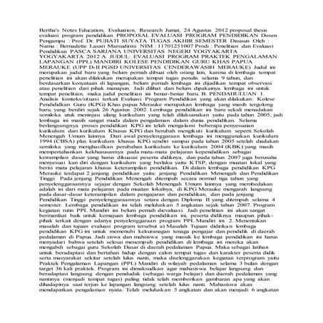 Proposal evaluasi | DOCX