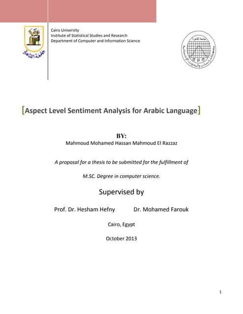 Sentiment analysis module | PPT