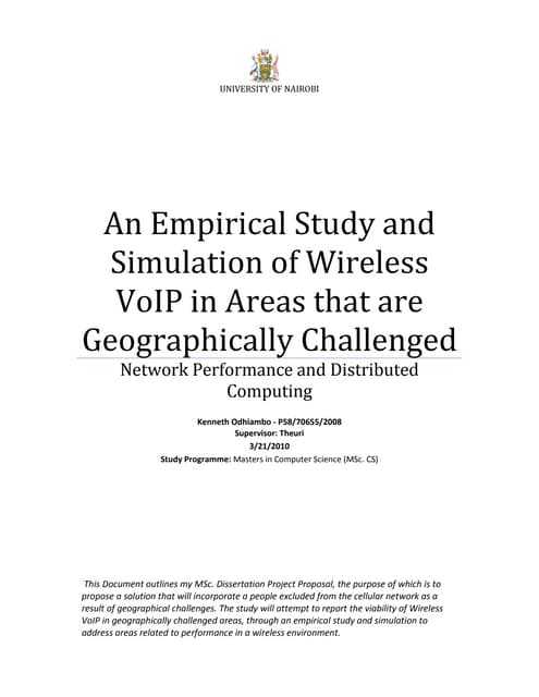 Wireless Network Proposal (REVISED) | PDF | Internet of Things | Internet