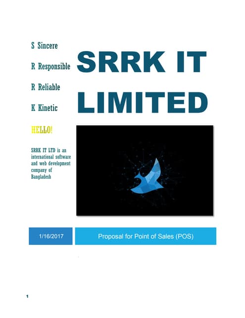 Proposal for Point of Sale and Inventory Management Systems | PDF | Web ...