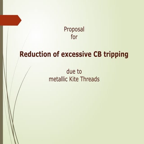 Proposal for Reduction of excessive CB tripping as on 31.03.2022.pptx