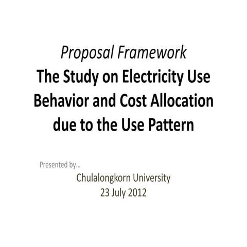 Proposal framework | PPTX