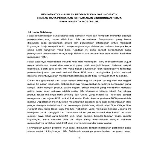 Proposal hal 1 | PDF